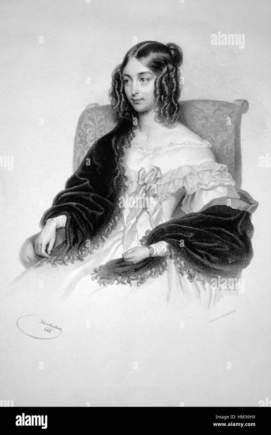 This lithograph by Guidobaldine Kuefstein showcases detailed ...