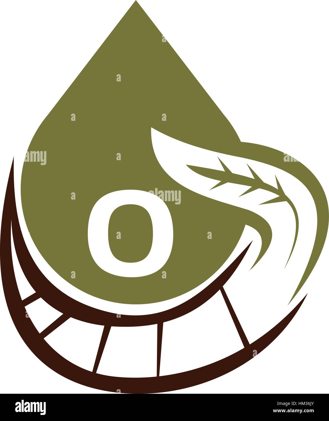 O is for olive Stock Vector Images - Alamy