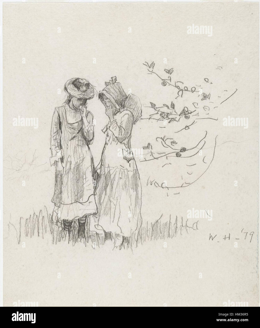 Winslow Homer’s 'Two Girls in Field' captures a serene rural moment ...
