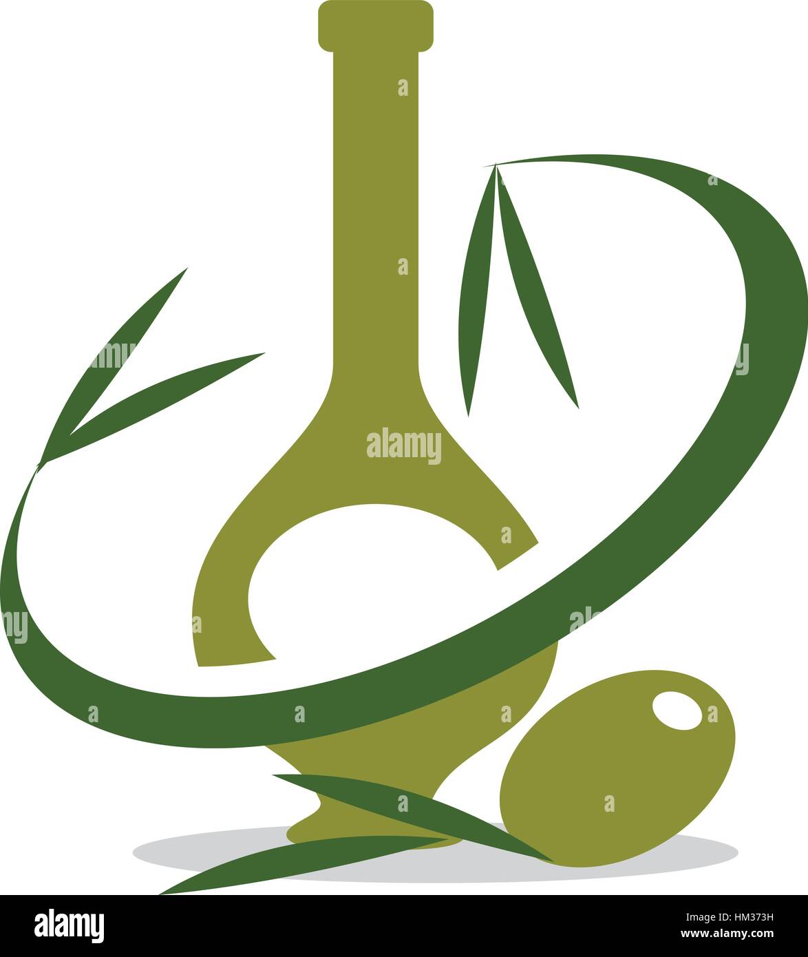 Bottle olive oil product Stock Vector Images - Alamy