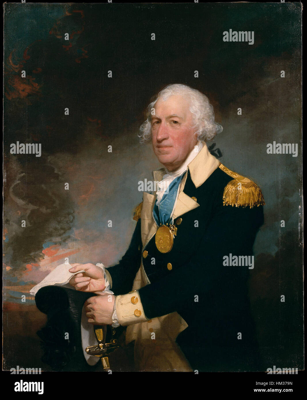 This portrait of General Horatio Gates by Gilbert Stuart captures the ...