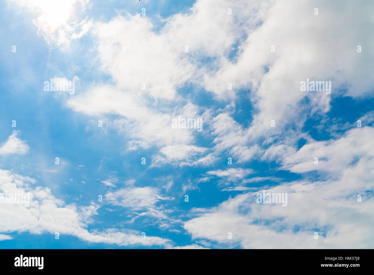 Cloud in blue sky Stock Photo - Alamy