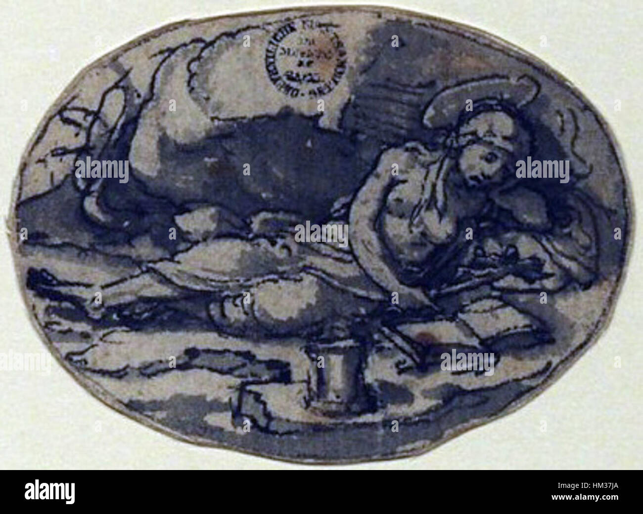 *Medalion with the Penitent Mary Magdalen*, by *Hans Holbein the ...