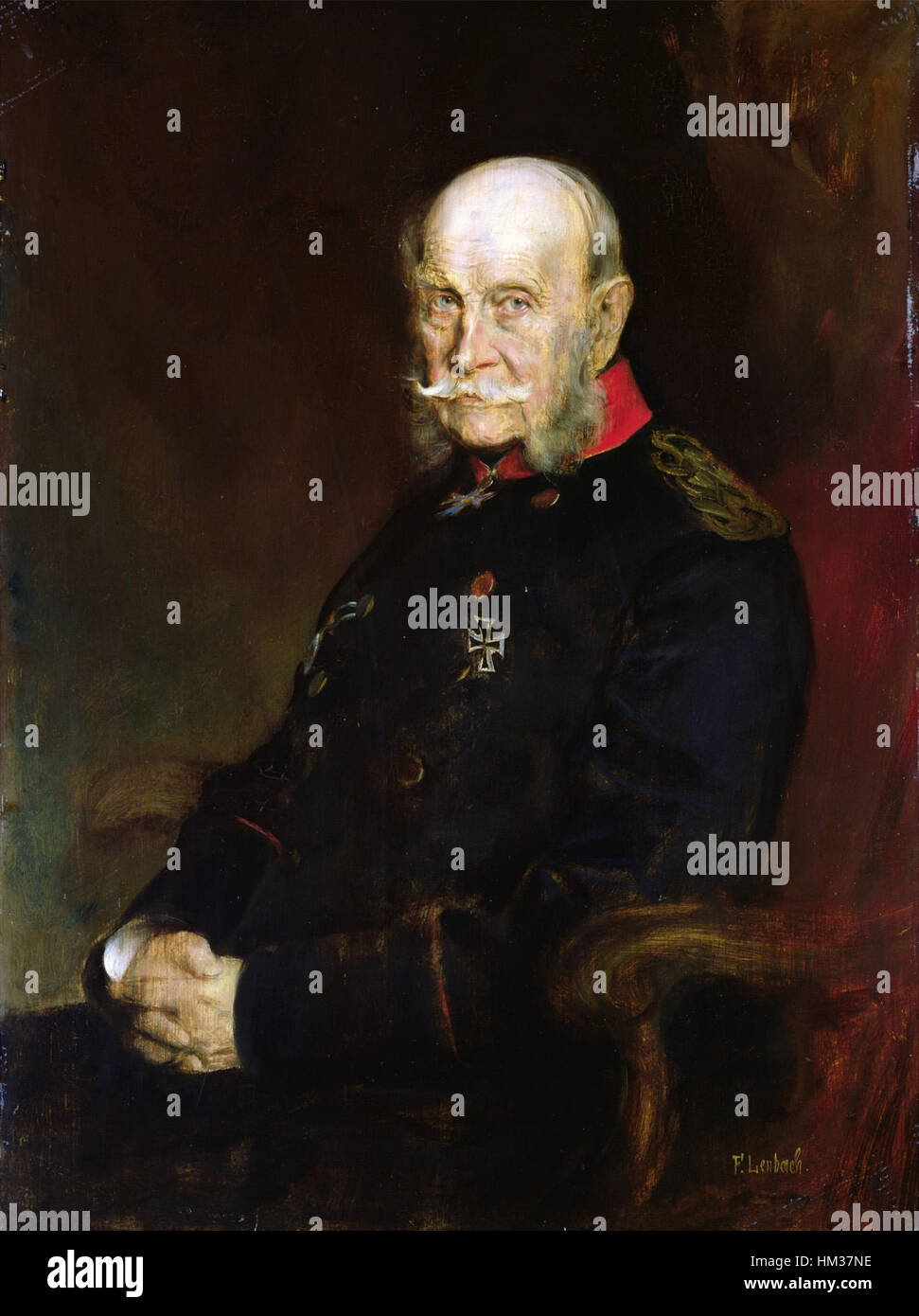 Franz von Lenbach - Kaiser Wilhelm I. (1888 Stock Photo - Alamy