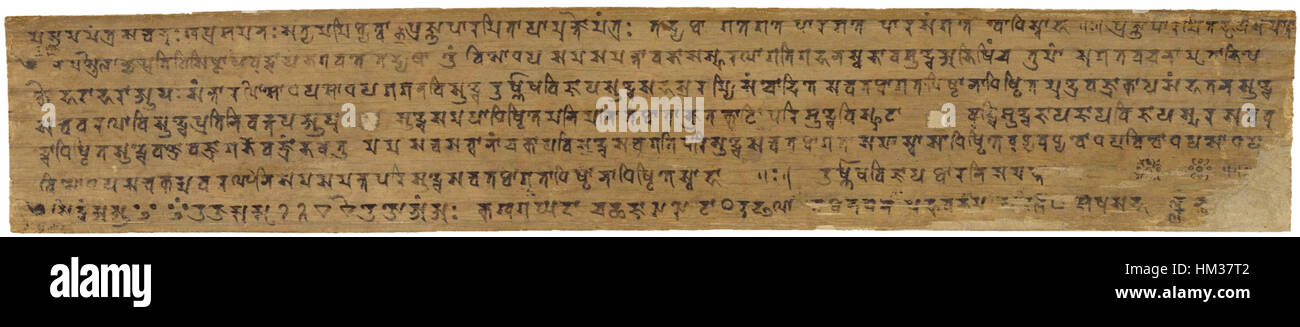 The 'Heart Sutra on Palm Leaves 2' is a Buddhist manuscript that ...