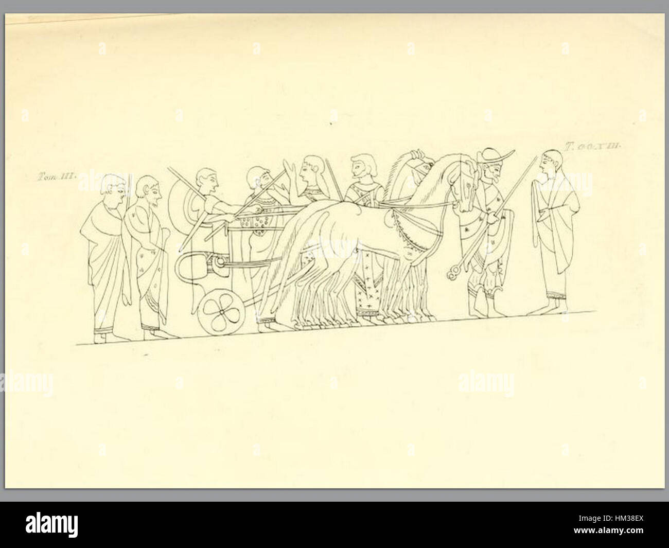 This 1835 print by Inghirami showcases the designs of terracotta vases ...