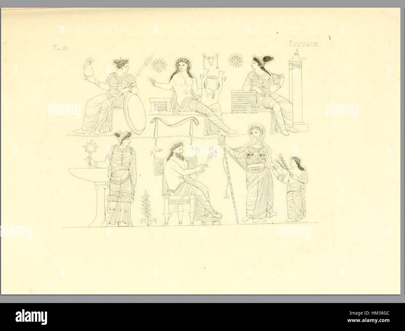 The 1835 volume *Pitture di vasi fittili* by Inghirami showcases ...