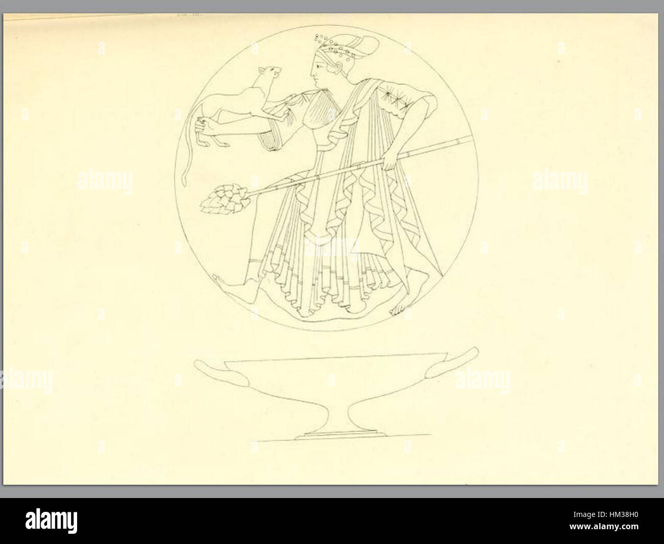 This 1835 work by Inghirami, 'Pitture di vasi fittili,' showcases the ...