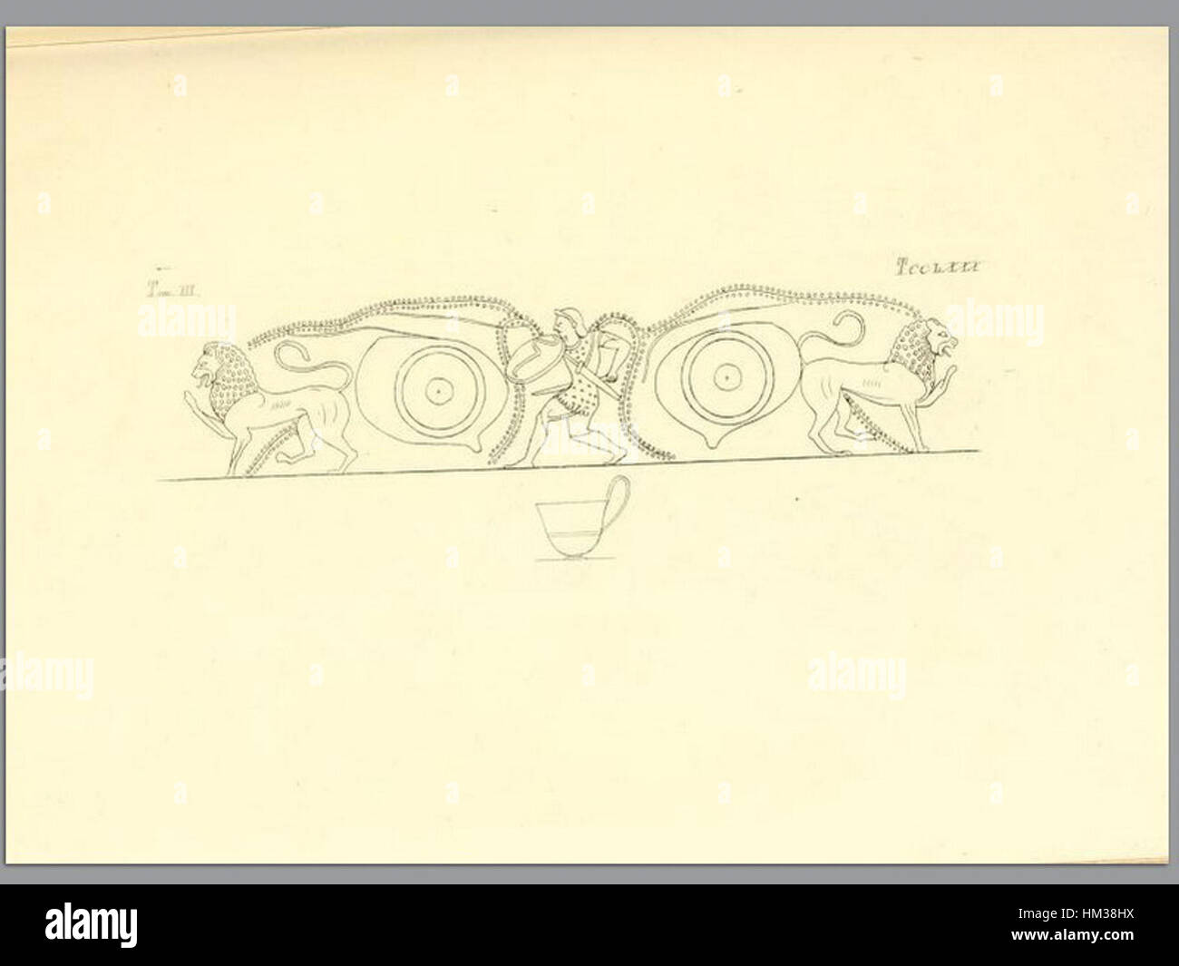 An artwork from Inghirami’s 1835 'Pitture di vasi fittili,' Volume 3 ...