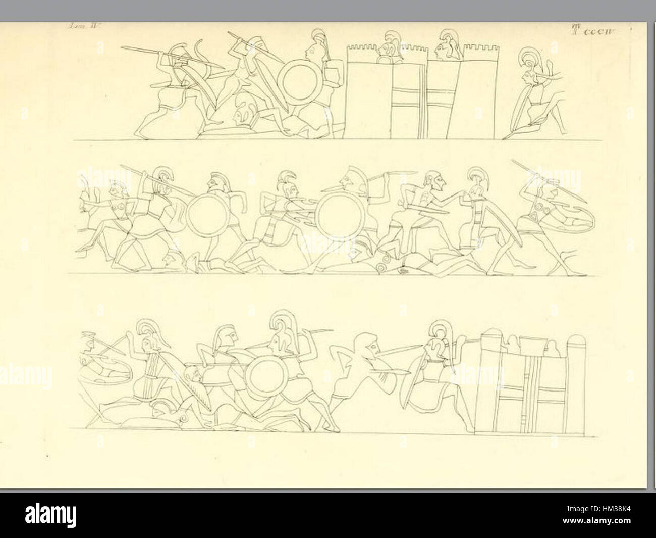 An engraving from the work 'Pitture di vasi fittili' by Inghirami ...