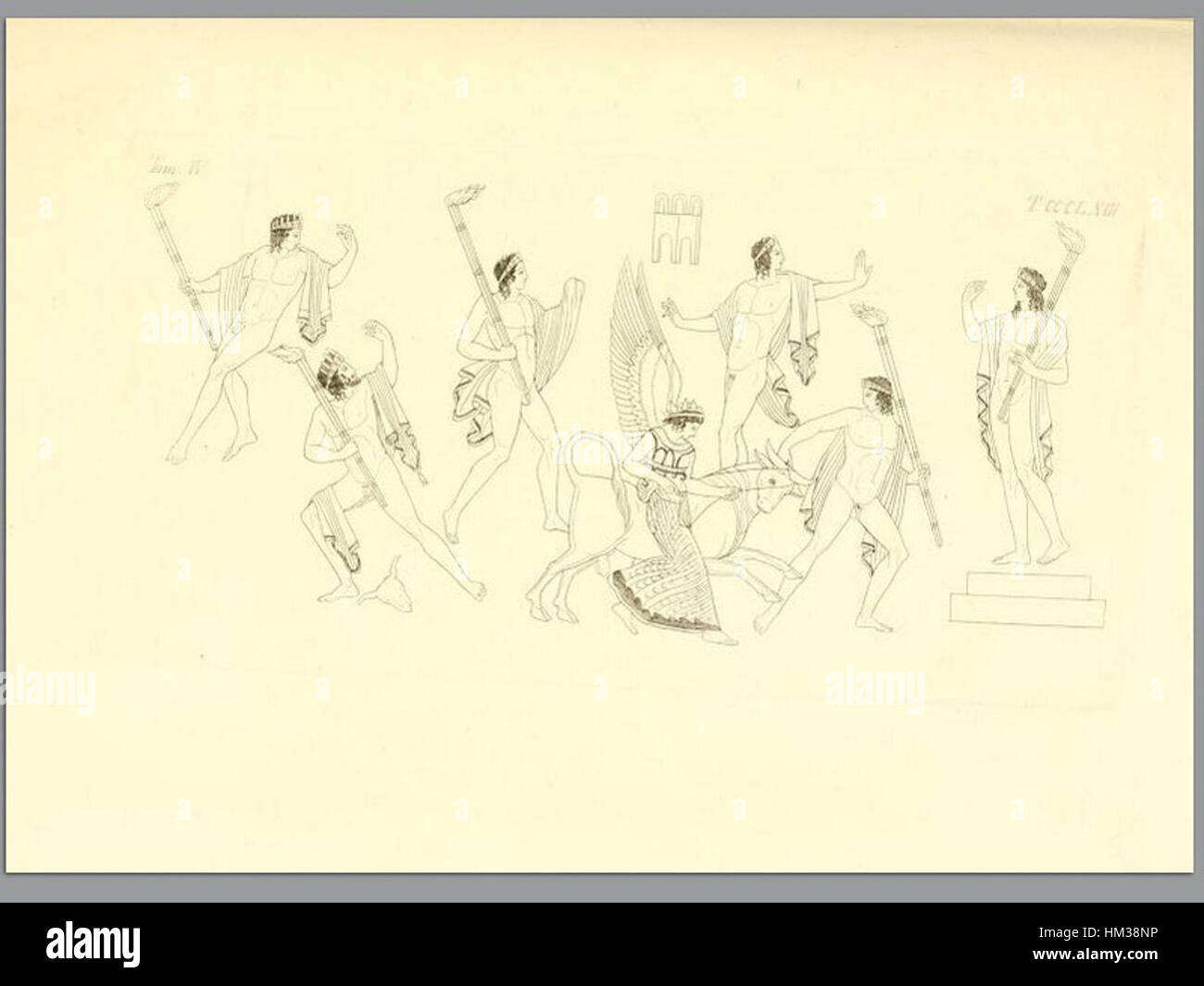 INGHIRAMI(1837) Pitture di vasi fittili Vol4 T363 Stock Photo - Alamy