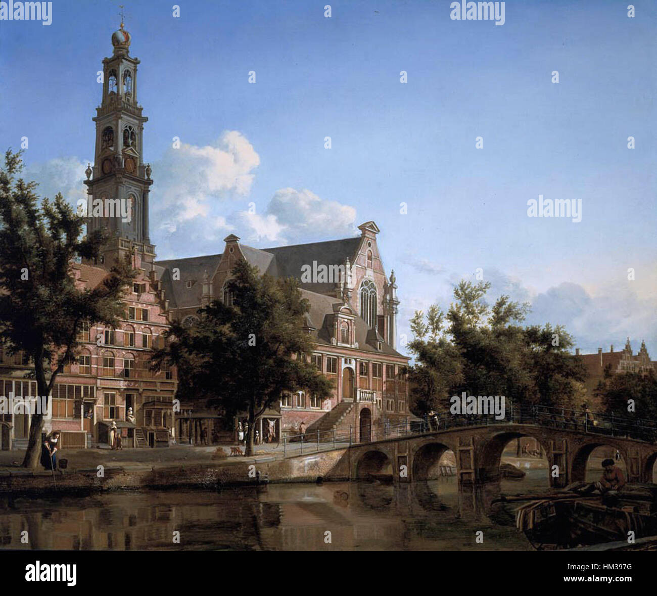 This painting by Hendrick Cornelisz. van Vliet captures the view of the ...