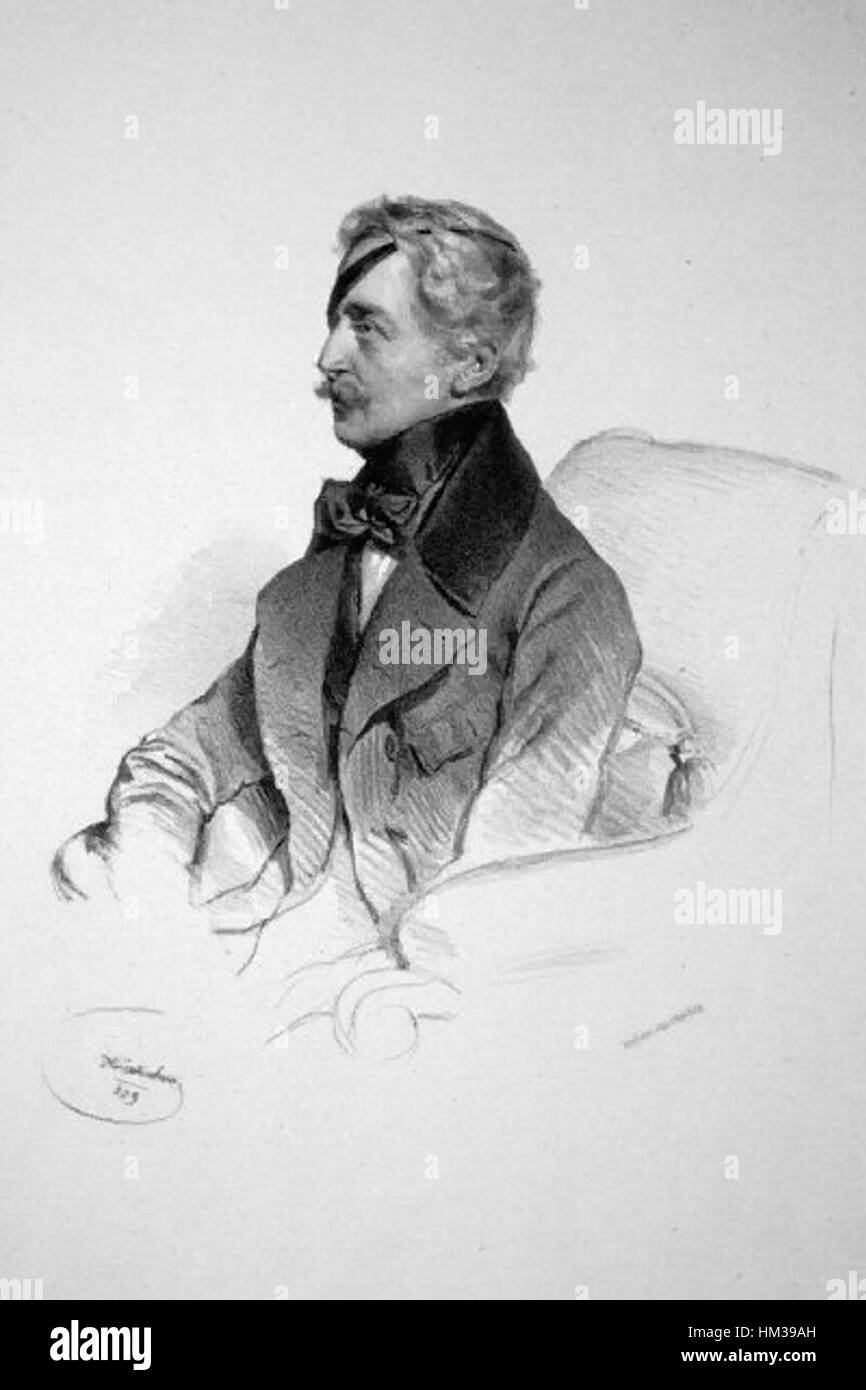 The lithograph of Johann Nepomuk Kolowrat-Krakowsky is a historical ...
