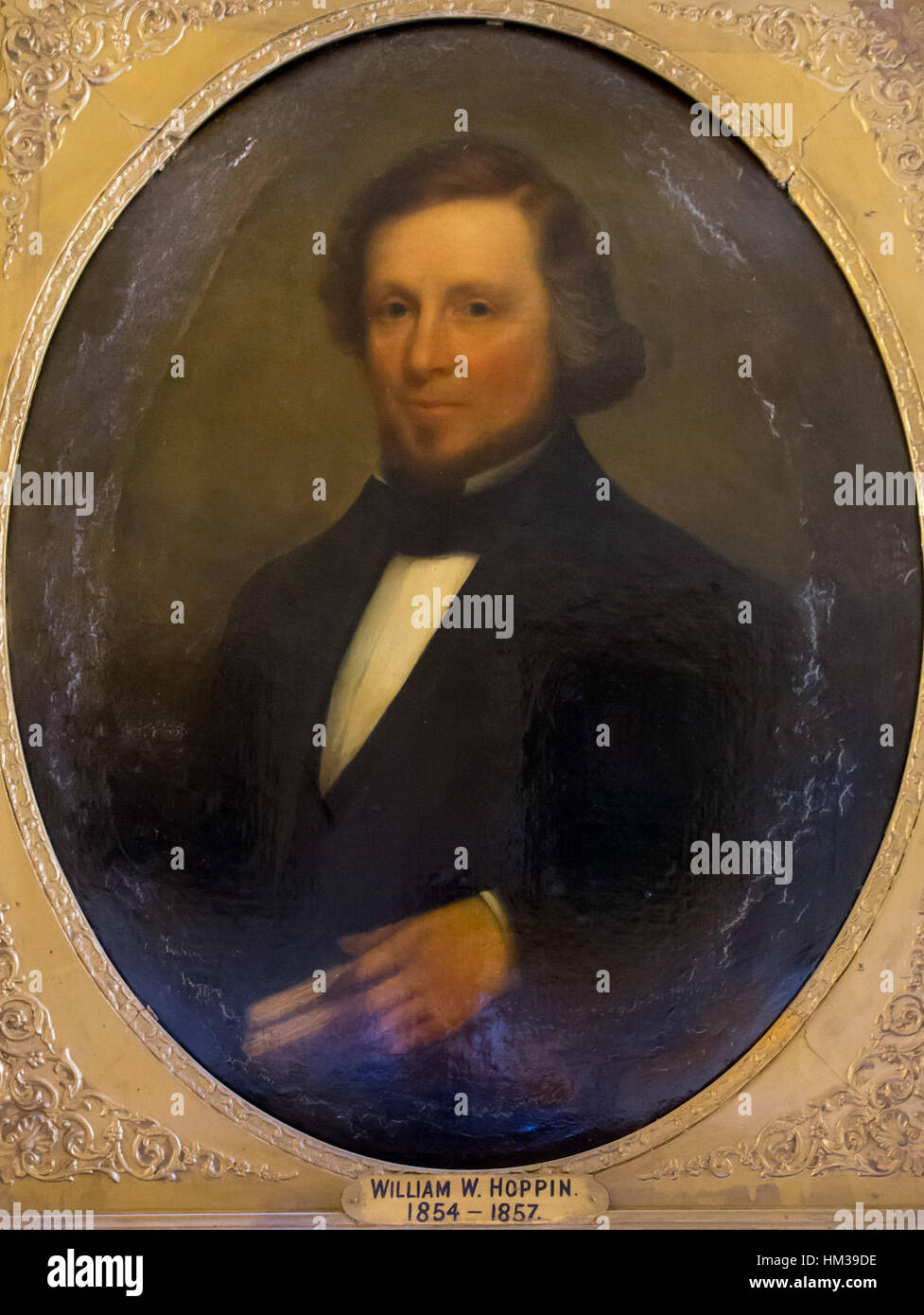This portrait of William W. Hoppin, the Governor of Rhode Island ...