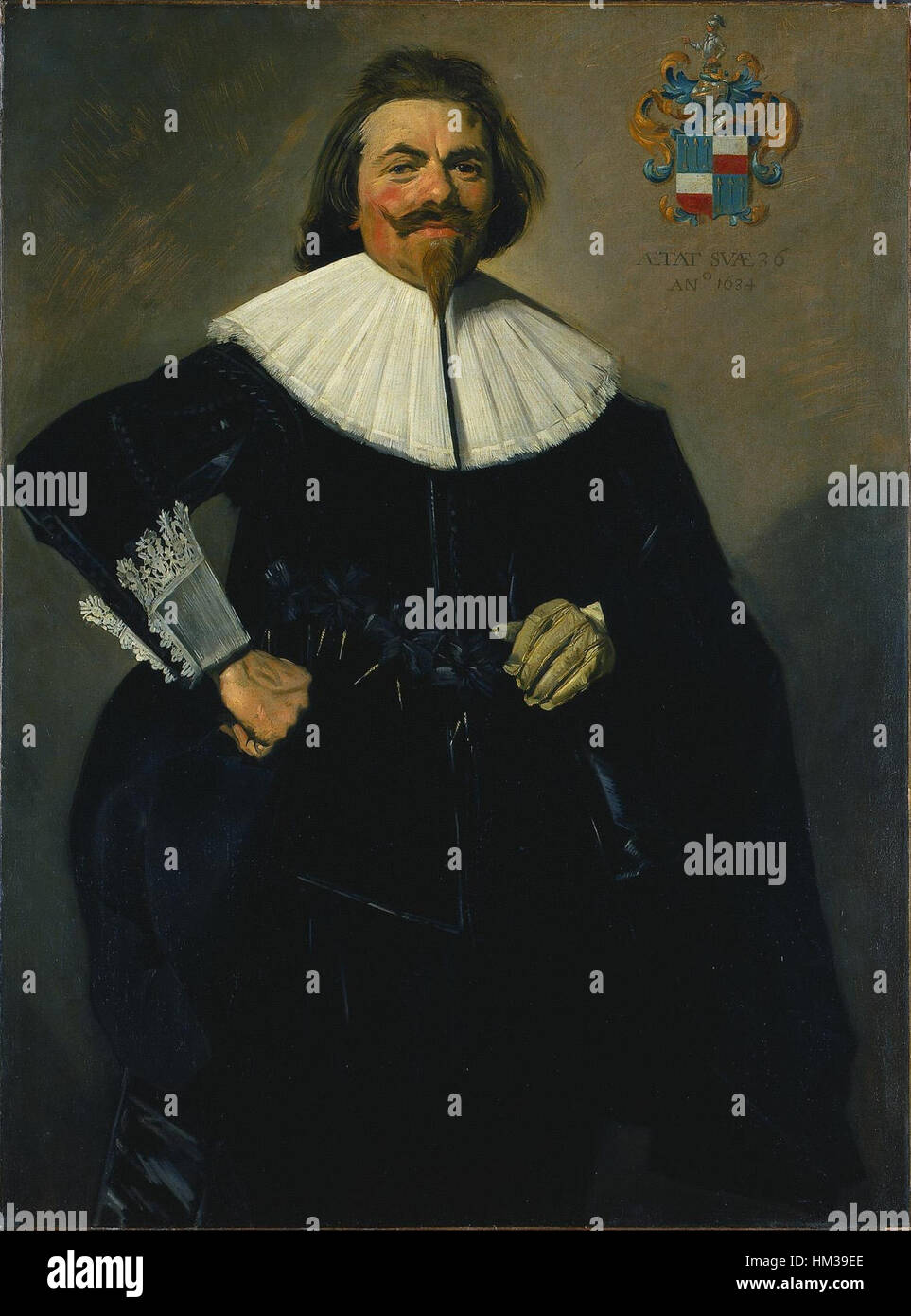 This artwork by Frans Hals is a classic example of his lively portrait ...