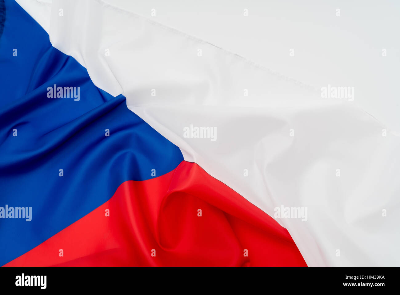 Czech flag fabric motion hi-res stock photography and images - Alamy