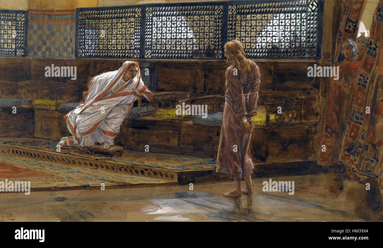 Jesus pilate painting hi-res stock photography and images - Alamy