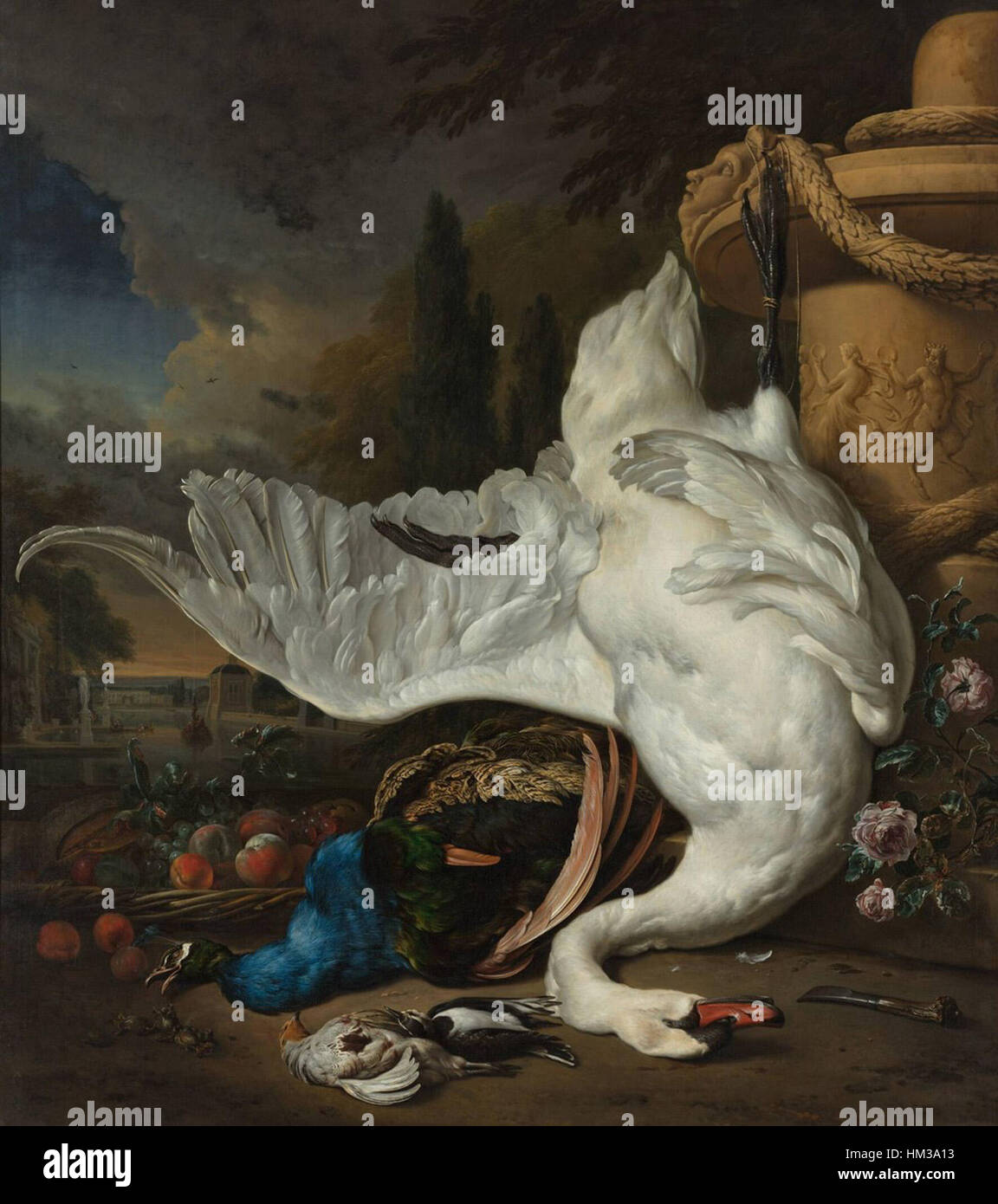 Jan Weenix’s 'Dead Swan' (1716) is a still life painting showcasing the ...