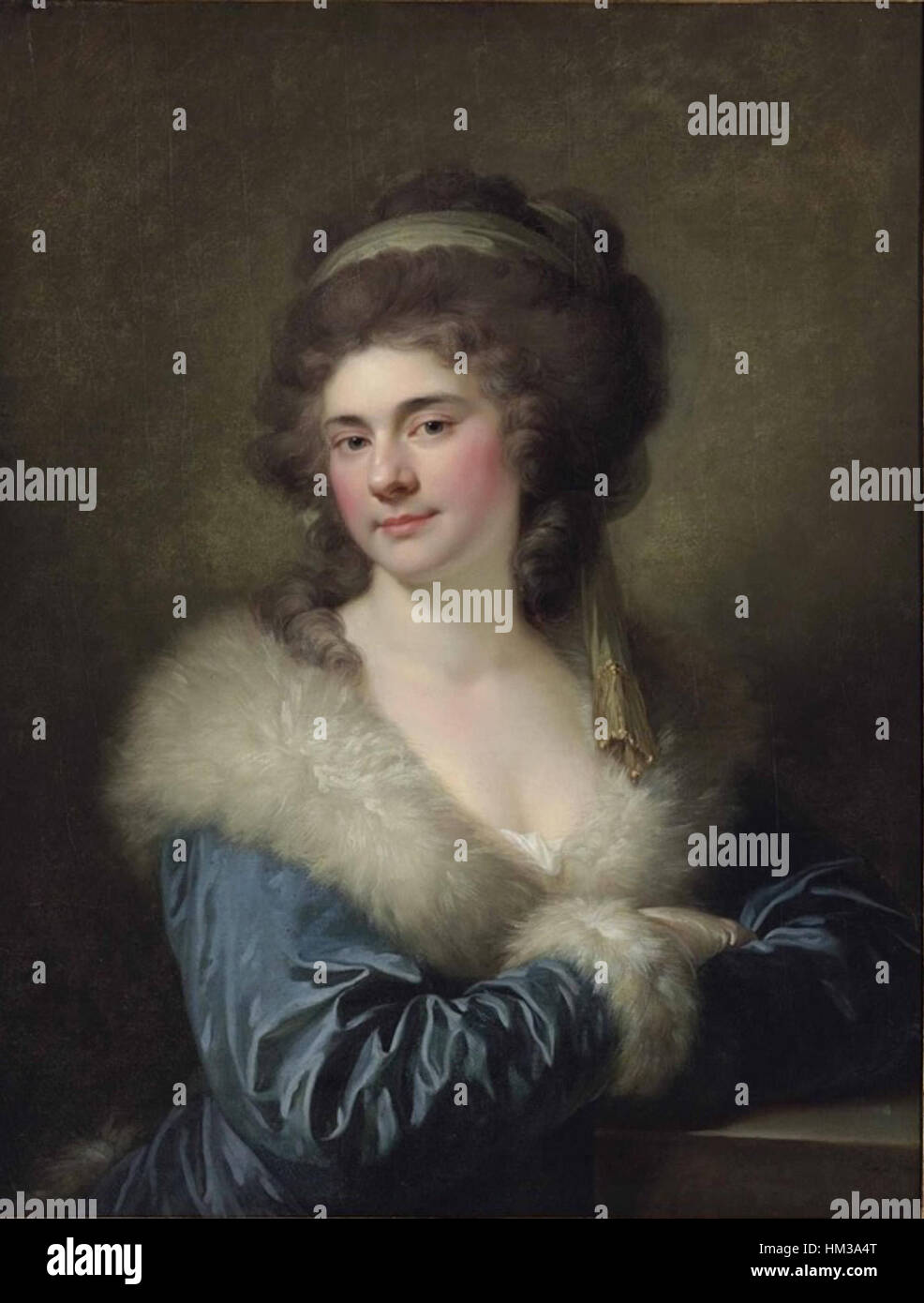 This portrait by Lampi depicts Julia Potocka, capturing her elegance ...