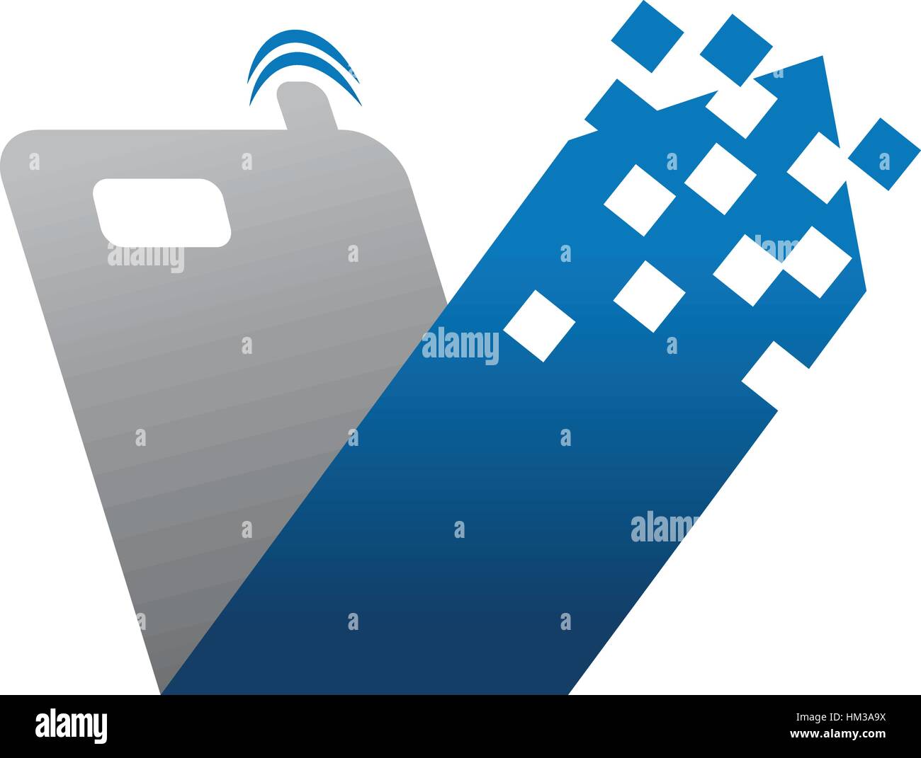 Mobile Phone Applications Center Stock Vector Image & Art - Alamy