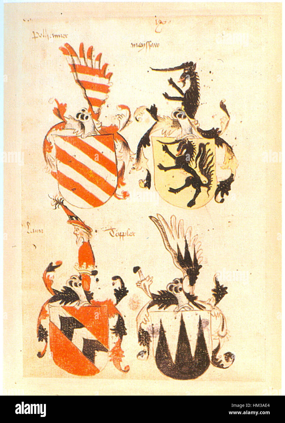 A page from the *Ingeram Codex*, a medieval manuscript containing ...