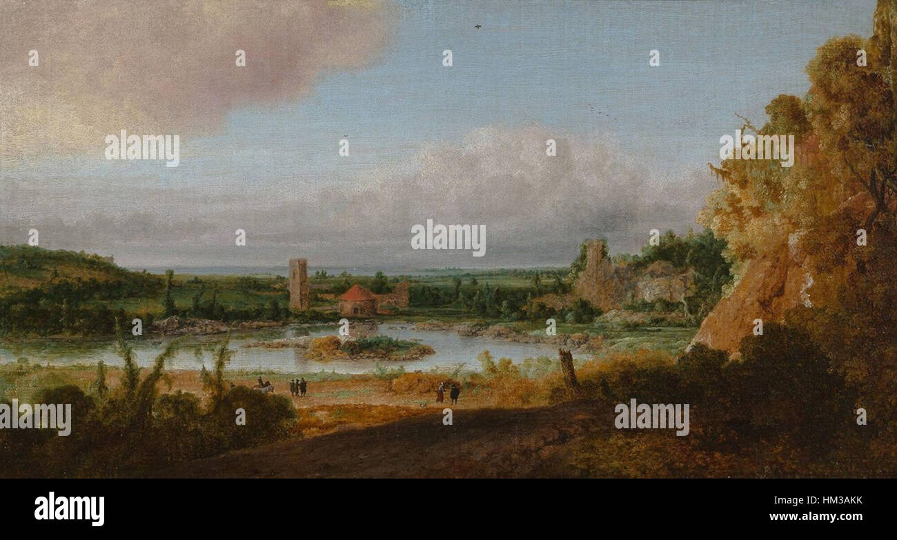 This painting by Hercules Seghers, a Dutch artist, is a representation ...