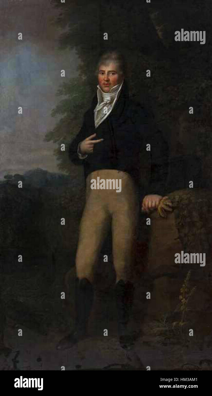 This 1814 portrait by Karol Schweikart depicts Violanda, a banker, with ...