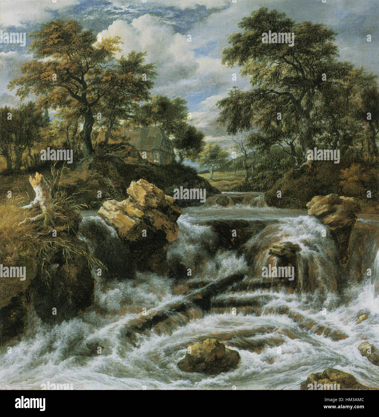 Jacob van Ruisdael’s 'Landscape with Waterfall and Logs Blocked by ...