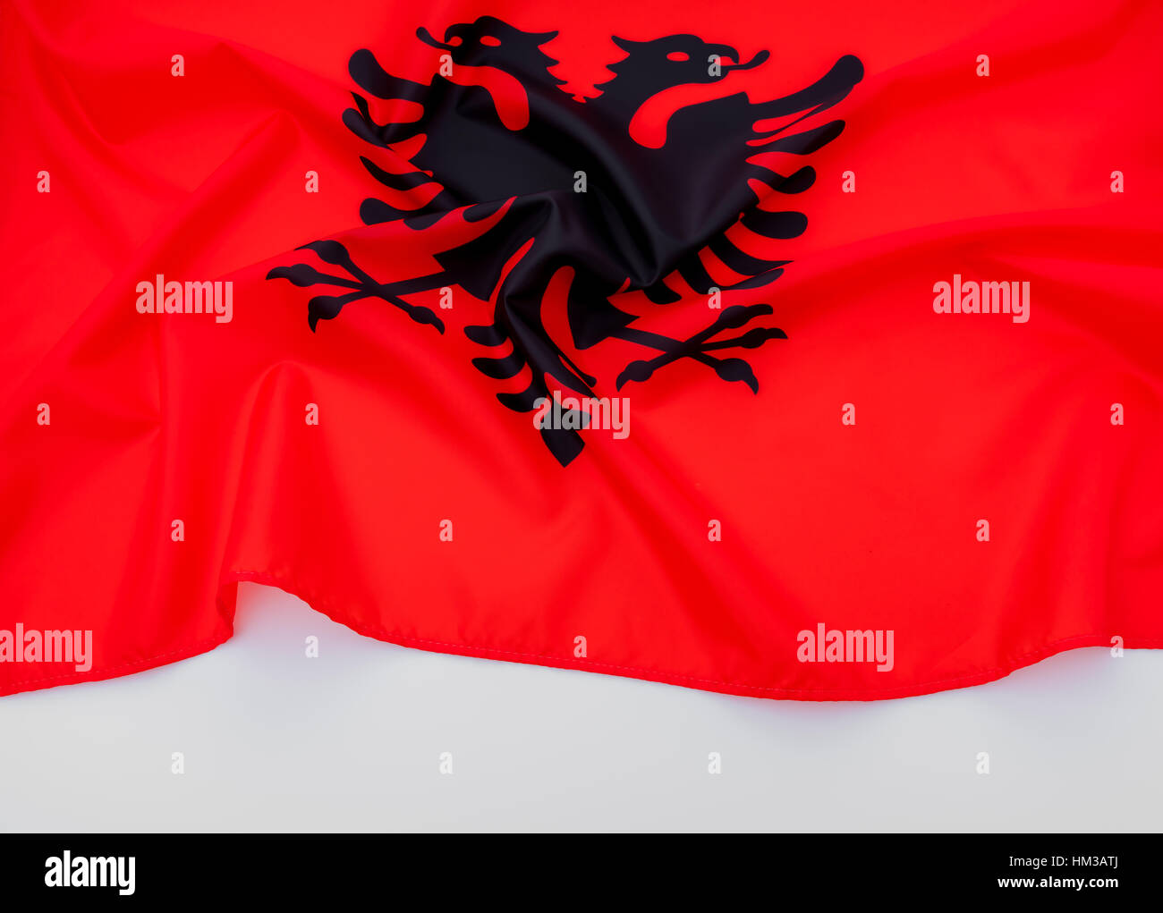 Flags of Albania Stock Photo - Alamy