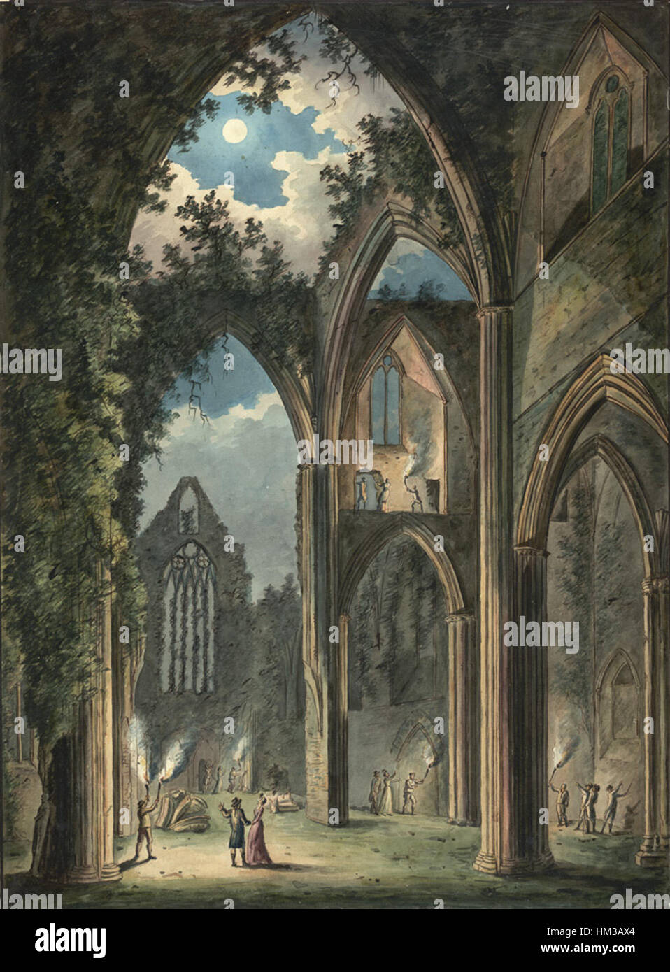 Tintern abbey painting hi-res stock photography and images - Alamy