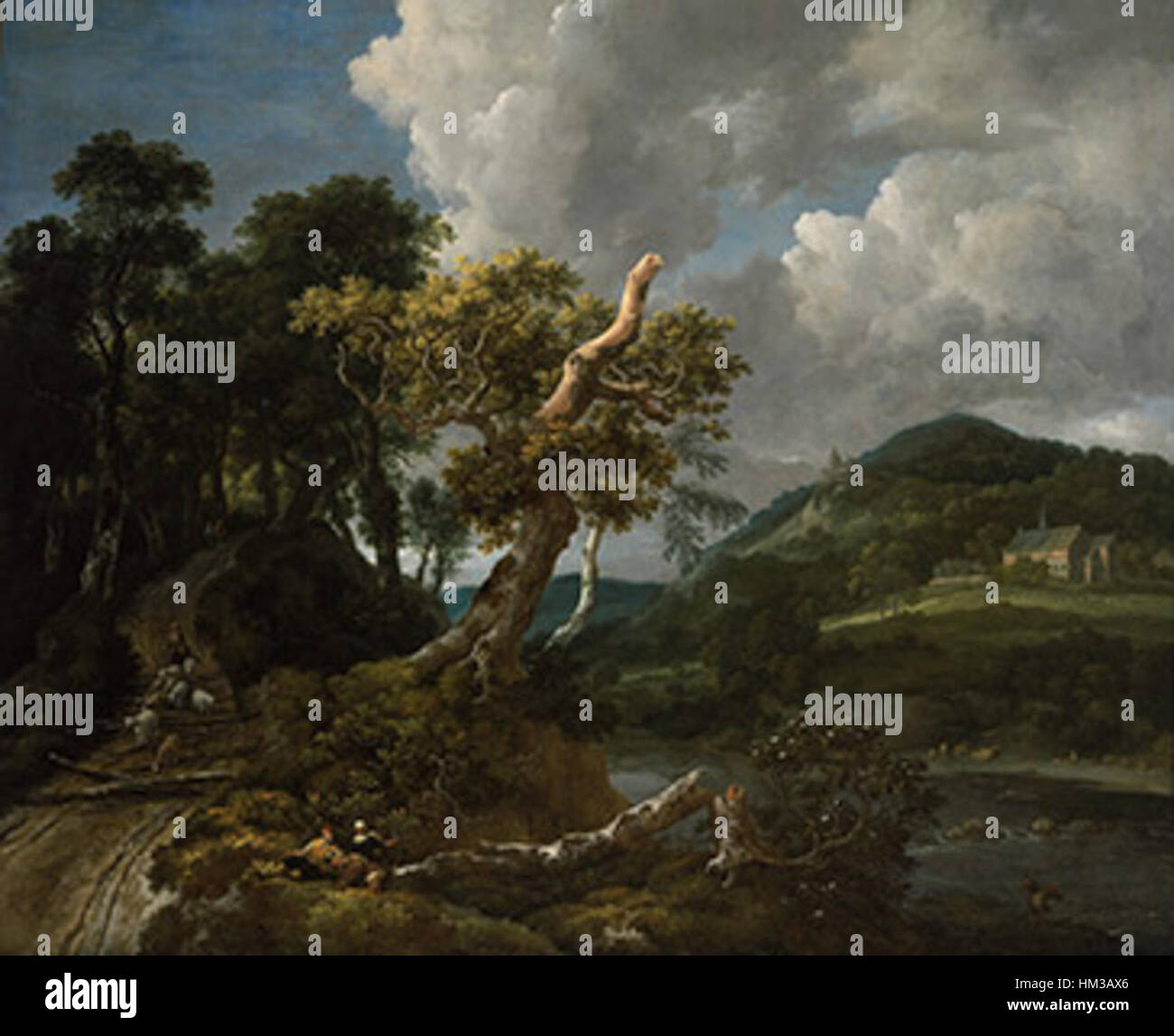 Jacob van Ruisdael's 'Wooded Landscape' captures the natural beauty of ...
