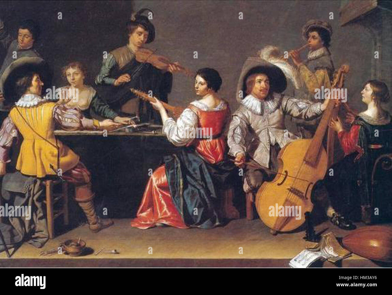 Concert baroque painting hi-res stock photography and images - Alamy