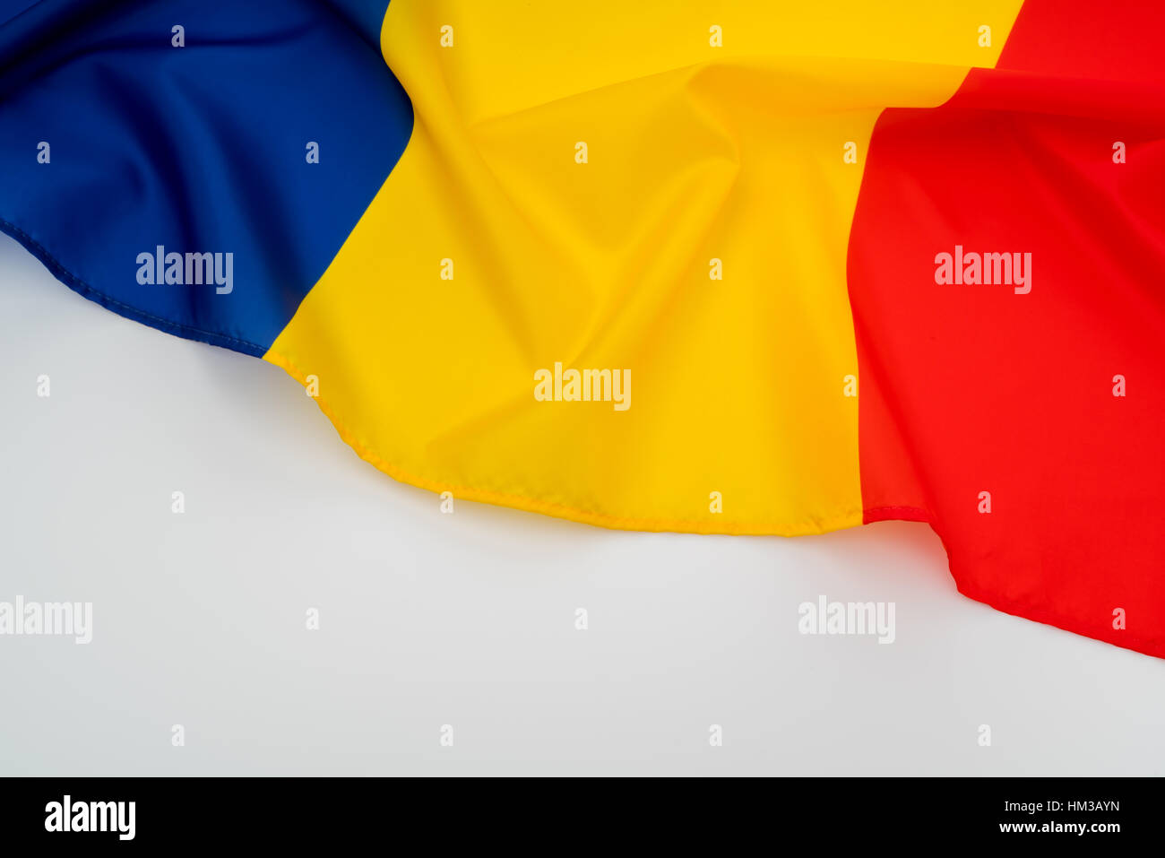Flags of Romania Stock Photo - Alamy