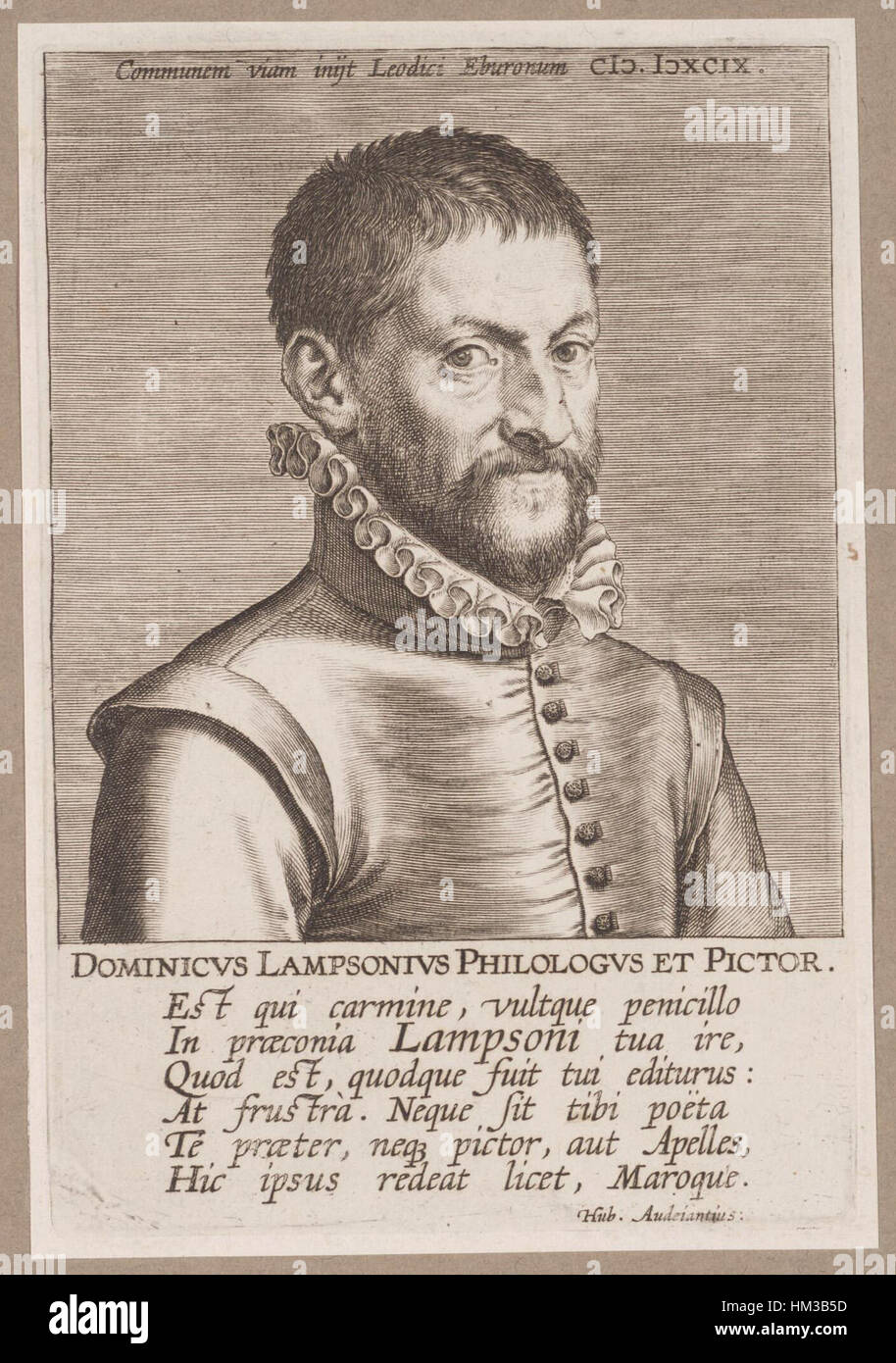 Lampsonius was an artist known for creating intricate engravings and ...