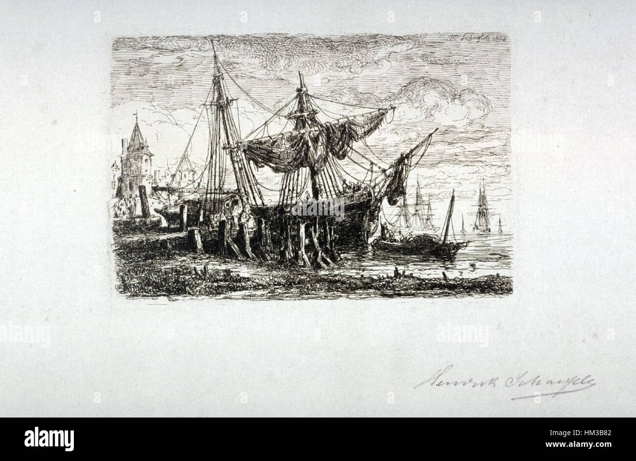 Hendrik Frans Schaefelsâ€™ 'Coast Landscape with Ships' captures a ...