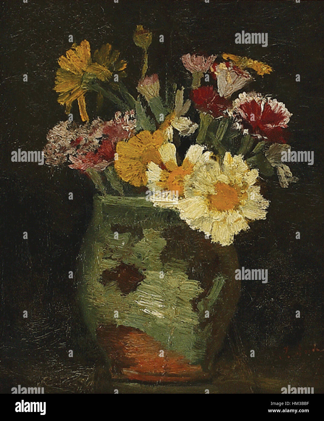 *Ulcica cu flori de camp* is a painting by Ion Andreescu, depicting a ...