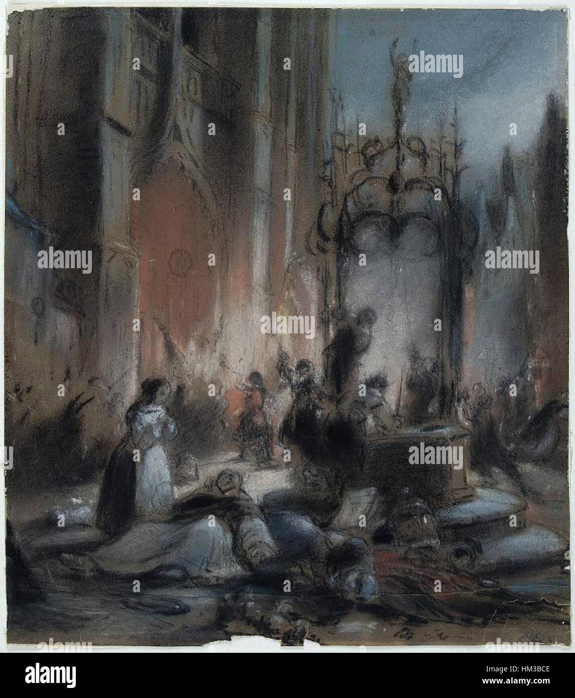 *Spanish Fury on the Handschoenmarkt in Antwerp* by Jan Michiel Ruyten ...