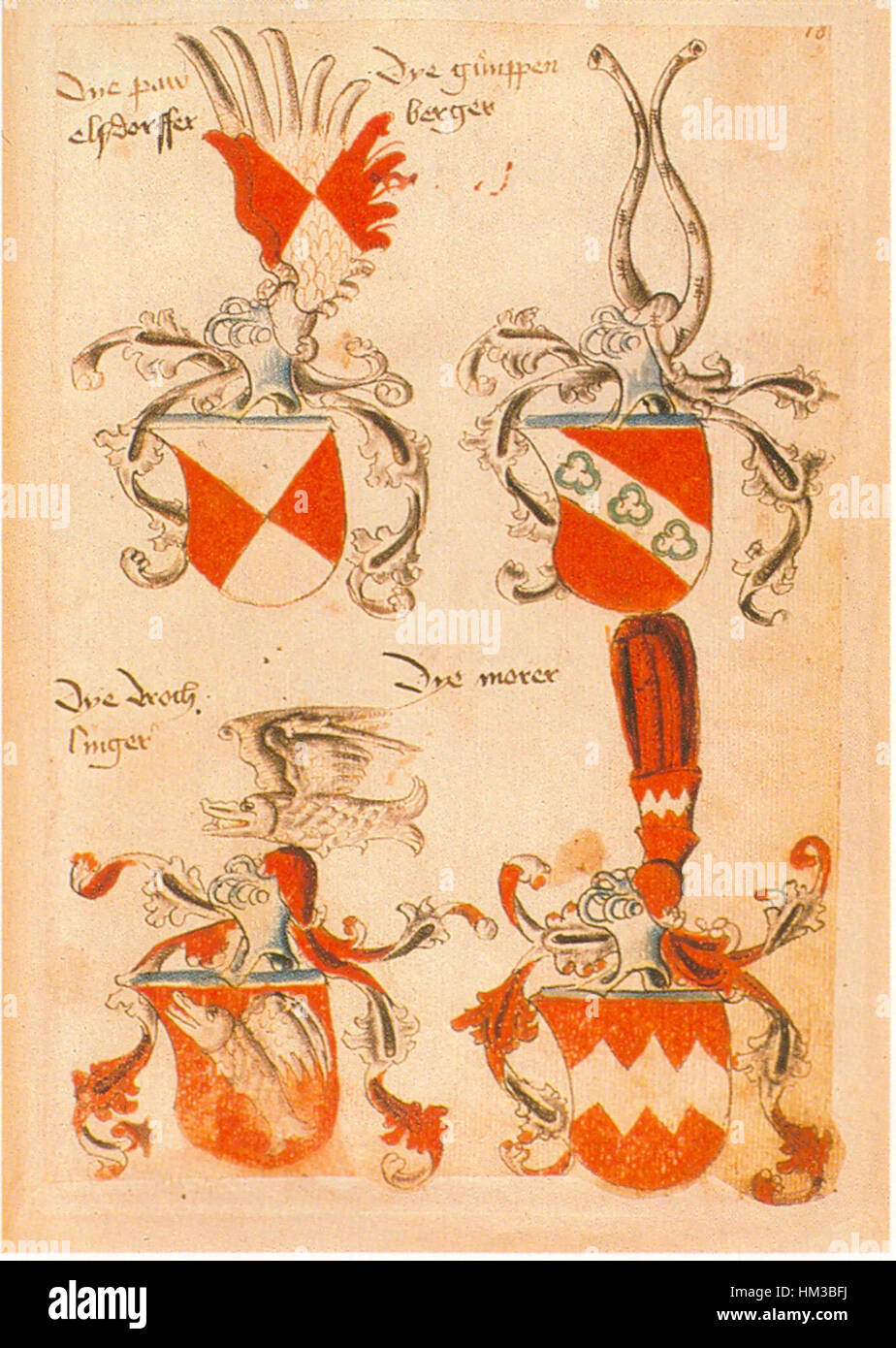 A page from the Ingeram Codex, a medieval manuscript featuring detailed ...