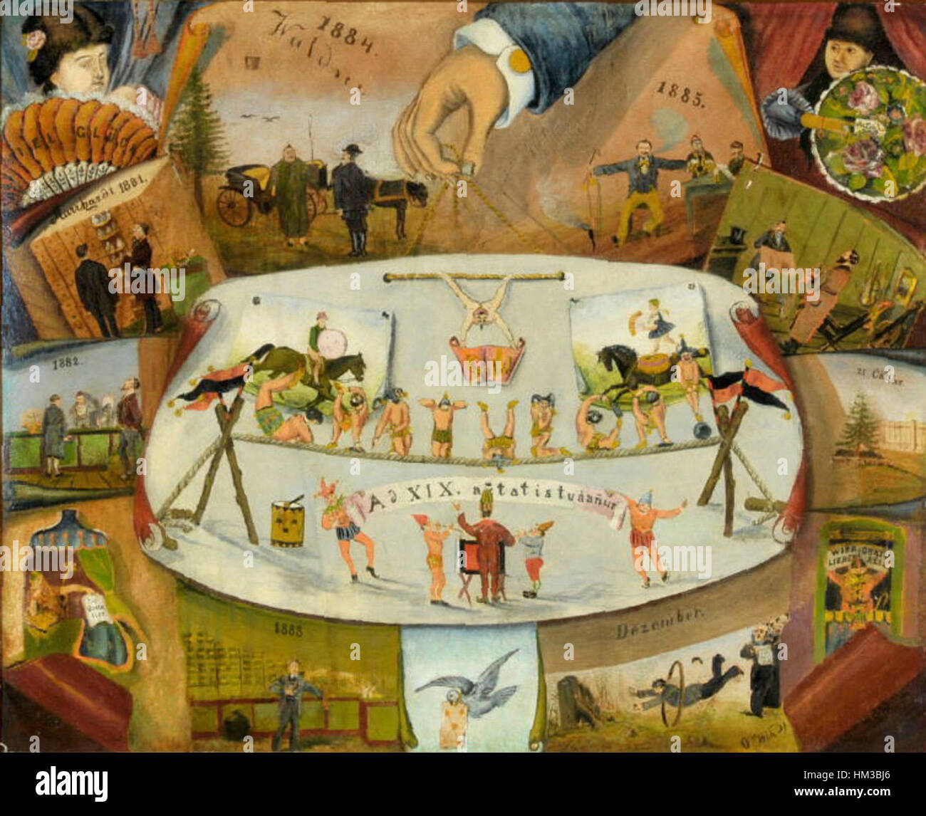 The *Gratulationstafel* from the 1880s is a celebratory work of art ...