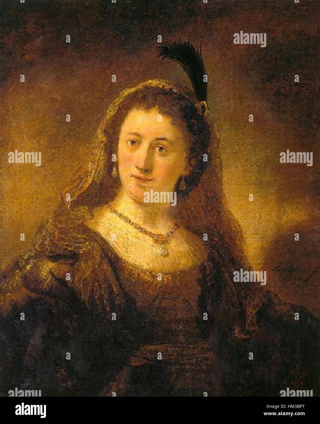 Govert Flinck’s 'Portrait of Saskia' portrays his wife, Saskia van ...