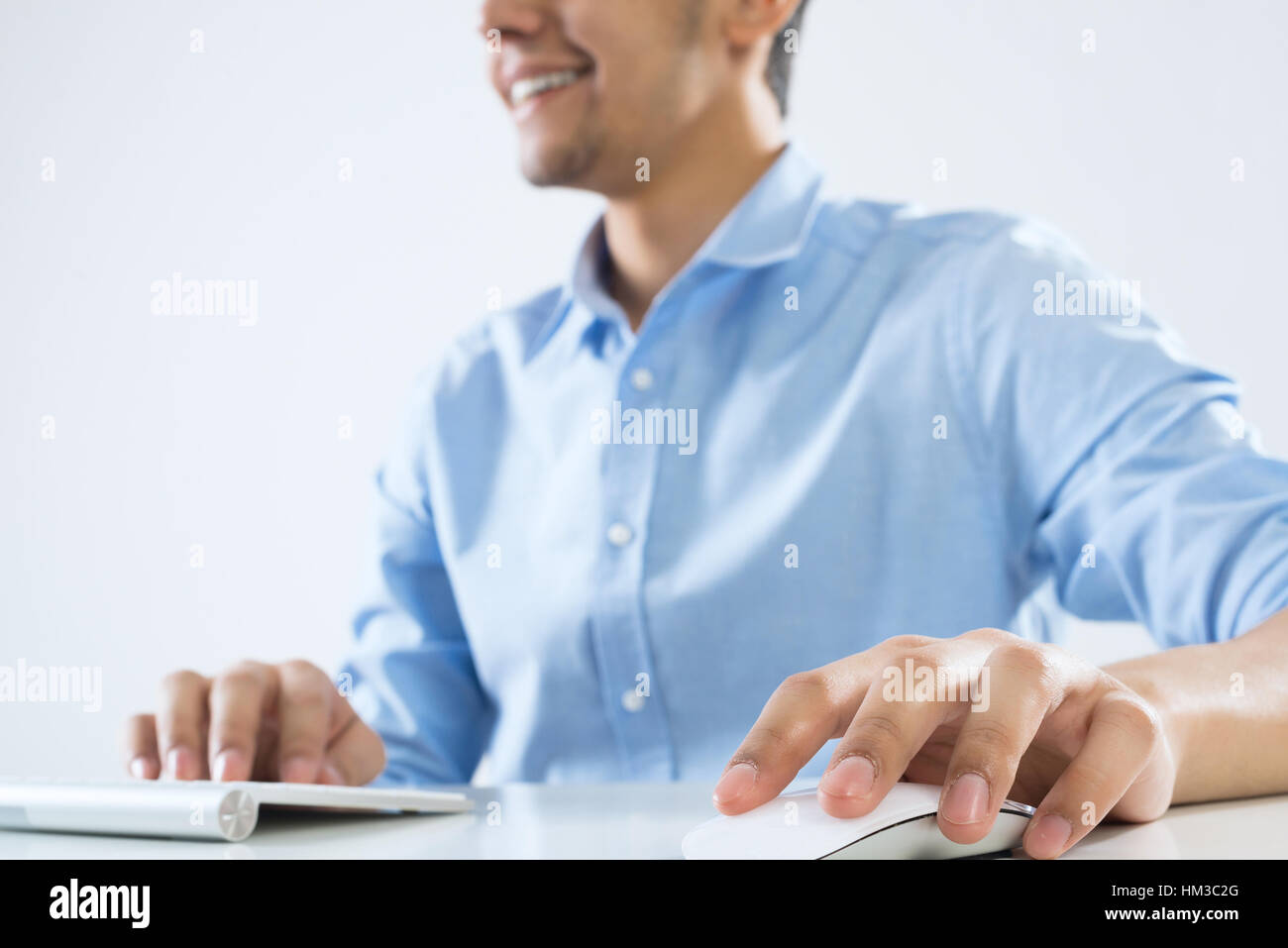 Man at work Stock Photo - Alamy