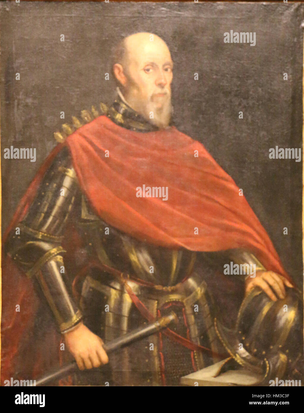 Jacopo Tintoretto’s portrait of Amiral Tommaso Contarini depicts the ...