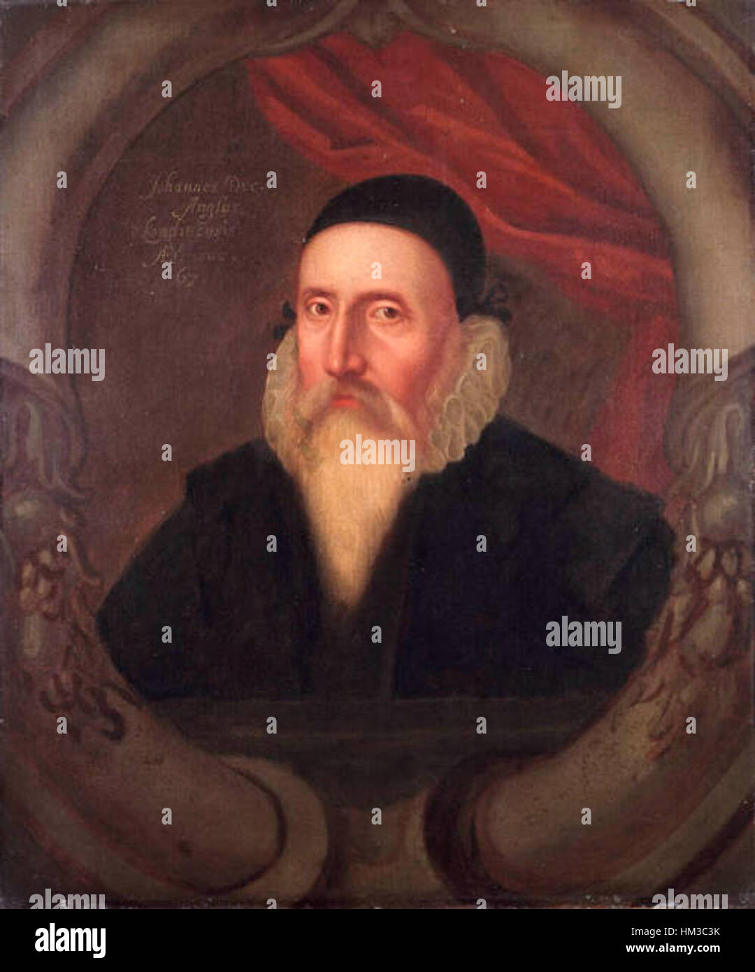 This 16th-century portrait of John Dee, an English mathematician ...