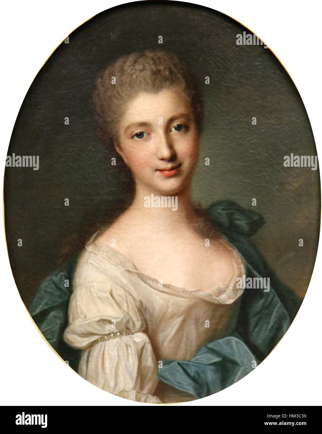 Jean-Marc Nattier's portrait, 'Portrait d'une jeune femme,' is a ...