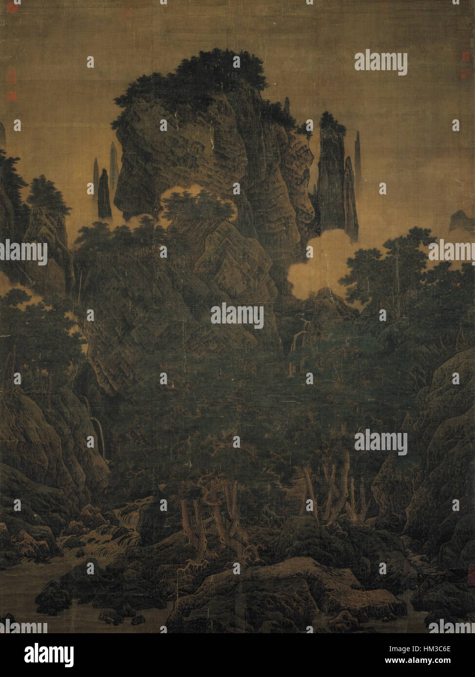 Li Tang's *Wind in Pines Among a Myriad Valleys* is a classic example ...