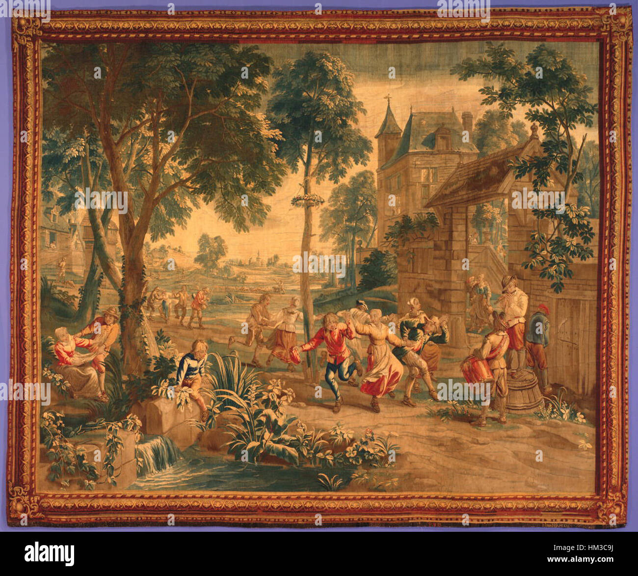 Jan van Orley, Augustin Coppens - May Dance Stock Photo - Alamy