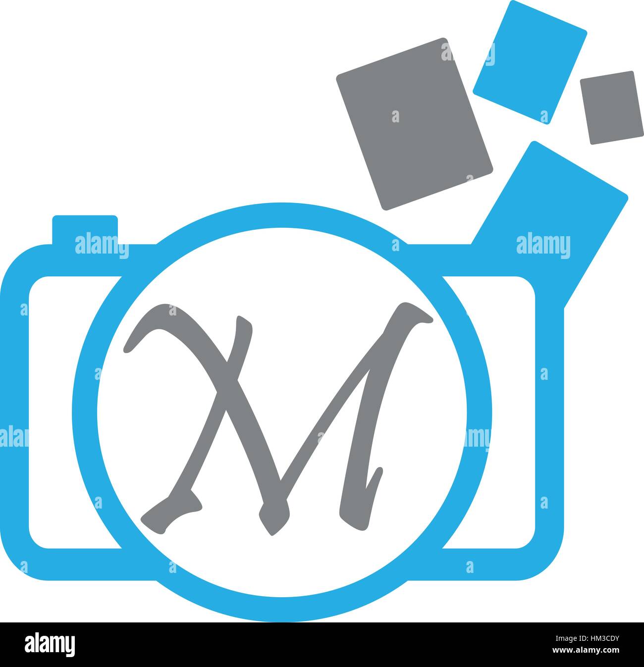 Photography Service Initial M Stock Vector Image & Art - Alamy