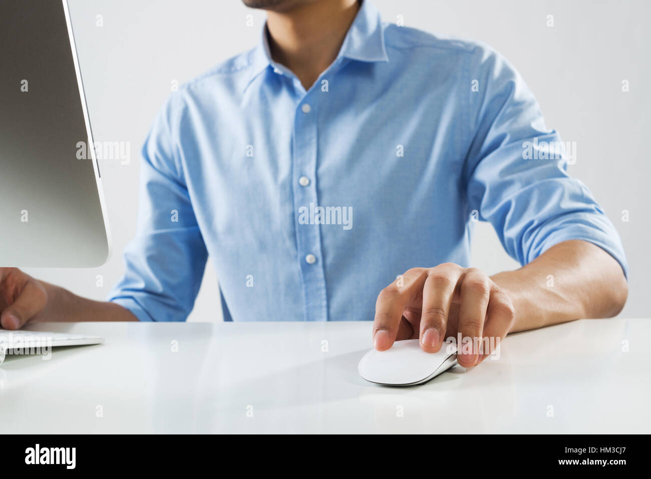 Man at work Stock Photo - Alamy