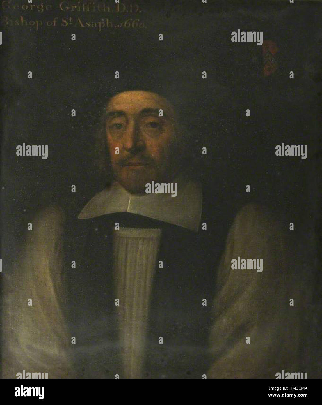 This portrait of George Griffith, Bishop of St Asaph, presents the ...