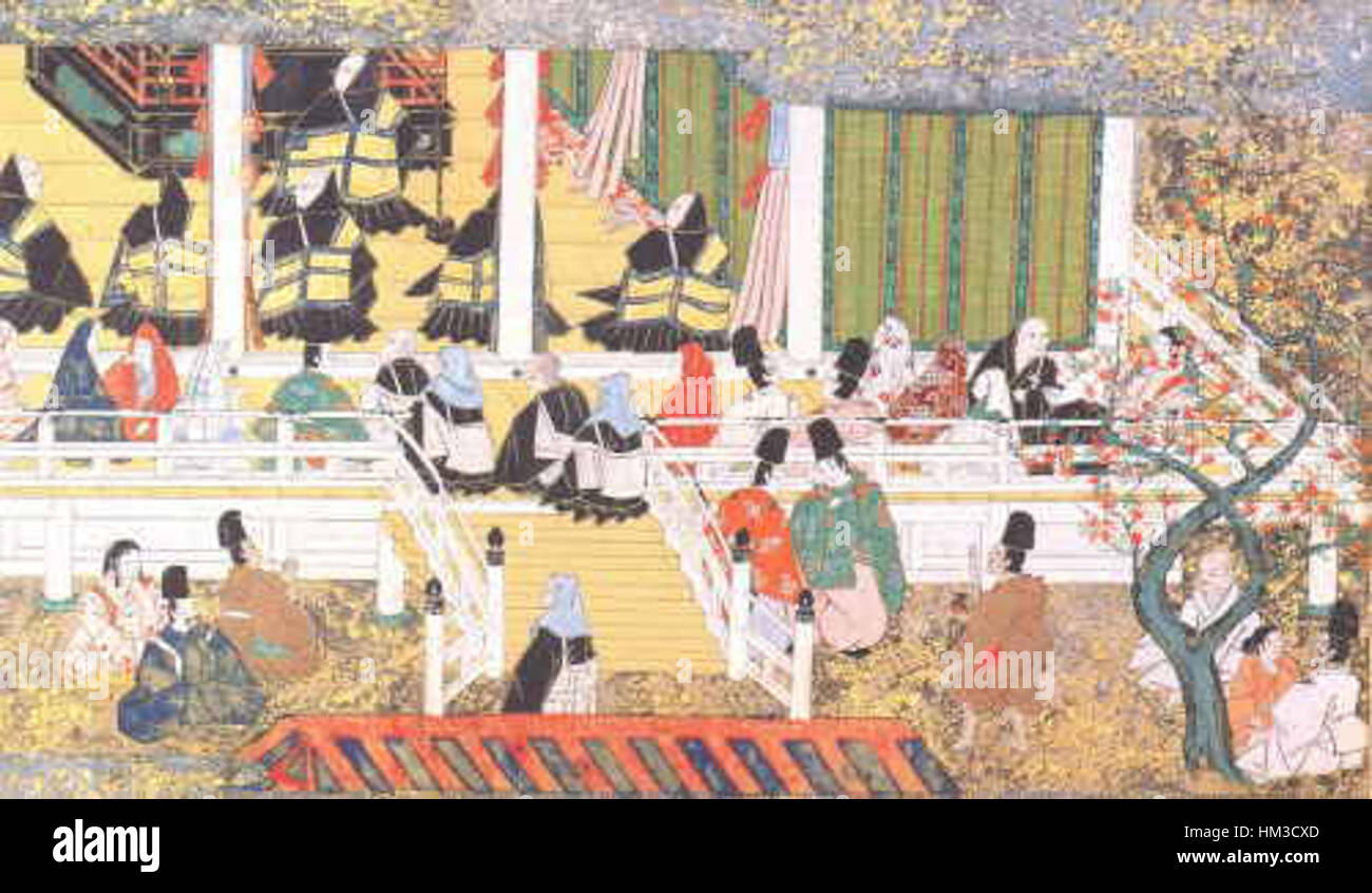 *Kitano Tenjin Engi* is a depiction of the legend surrounding the ...